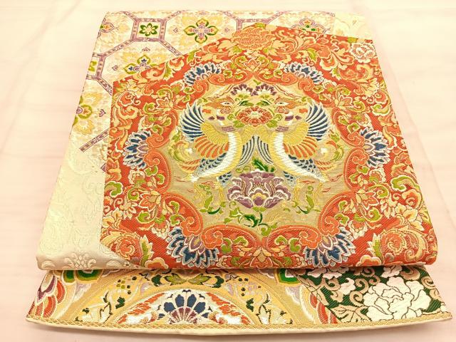 ■■■　サイズ　■■■ 長さ 424cm 幅 30.5cm程 ■■■　商品詳細　■■■ 【正絹・芯なし】 詳細に関しましては、画像をご確認ください。 大変上質な逸品になります。 お安く出品致しますので、是非この機会にいかがでしょうか？ ※汚...