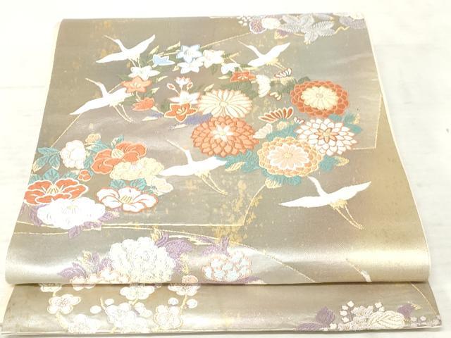 ■■■　サイズ　■■■ 長さ 440cm 幅 31cm程 ■■■　商品詳細　■■■ 【正絹・芯なし】 詳細に関しましては、画像をご確認ください。 大変上質な逸品になります。 お安く出品致しますので、是非この機会にいかがでしょうか？ ■■■　...