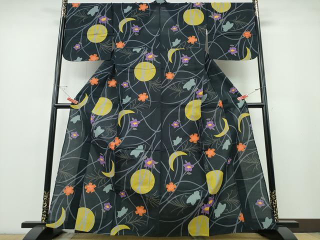 ■■■　サイズ　■■■ 身丈 163.5cm（肩から） 裄丈 69.5cm 袖丈 47cm　縫込み 3cm 袖幅 35cm 前幅 22.5cm 後幅 29cm 着物縫いこみ 内揚げ 0cm 裄 お袖側 約0cm　身頃側 約0cm ■■■　商...