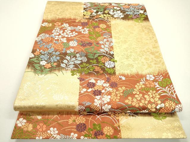 ■■■　サイズ　■■■ 長さ 436cm 幅 30.5cm程 ■■■　商品詳細　■■■ 【正絹】 詳細に関しましては、画像をご確認ください。 大変上質な逸品になります。 お安く出品致しますので、是非この機会にいかがでしょうか？ ※汚れ等に関...