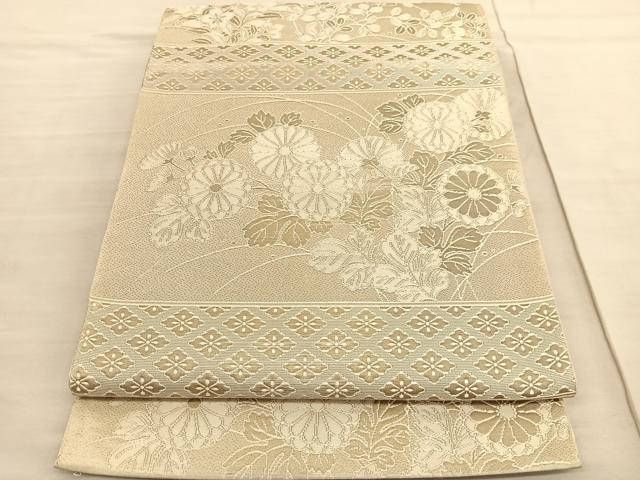 ■■■　サイズ　■■■ 長さ 448cm 幅 31cm程 ■■■　商品詳細　■■■ 【正絹】 詳細に関しましては、画像をご確認ください。 大変上質な逸品になります。 お安く出品致しますので、是非この機会にいかがでしょうか？ ※表地所々に変色...