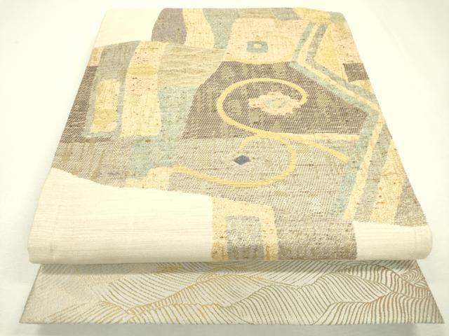 ■■■　サイズ　■■■ 長さ 448cm 幅 30.5cm程 ■■■　商品詳細　■■■ 【正絹・芯なし】 状態は締めてはおりますが 特に目立ったシミ汚れなどもなく大変良い状態です。 大変上質な逸品になります。 お安く出品致しますので、是非こ...