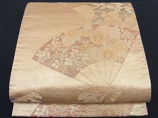 ■■■　サイズ　■■■ 長さ 422cm 幅 31cm程 ■■■　商品詳細　■■■ 【正絹】状態は接写画像のように前柄から手先にかけて折れ山の薄い汚れ、裏地に薄い汚れがございますがその他特に目立ったシミ汚れなどもなく大変良い状態です。大変上...