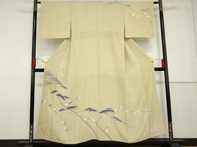 ■■■　サイズ　■■■ 身丈 152.5cm（肩から） 裄丈 63cm 袖丈 44.5cm　縫込み 5cm 袖幅 33cm 前幅 25cm 後幅 28.5cm 着物縫いこみ 内揚げ 7.5cm 裄 お袖側 約1cm　身頃側 約5cm ■■■...