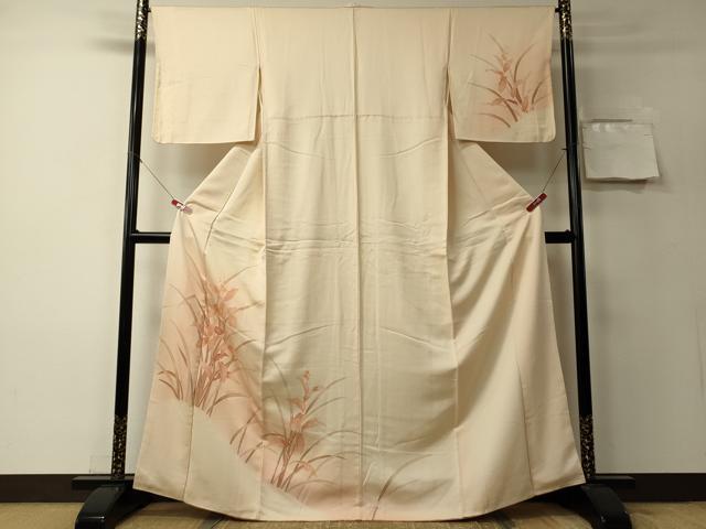 ■■■　サイズ　■■■ 身丈 164cm（肩から） 裄丈 66.5cm 袖丈 47cm　縫込み 4cm 袖幅 34cm 前幅 23.5cm 後幅 30cm 着物縫いこみ 内揚げ 0cm 裄 お袖側 約2cm　身頃側 約2cm ■■■　商品詳...