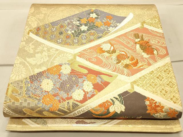 ■■■　サイズ　■■■ 長さ 444cm 幅 31cm程 ■■■　商品詳細　■■■ 【正絹・関西仕立て】 詳細に関しましては、画像をご確認ください。 大変上質な逸品になります。 お安く出品致しますので、是非この機会にいかがでしょうか？ ■■...
