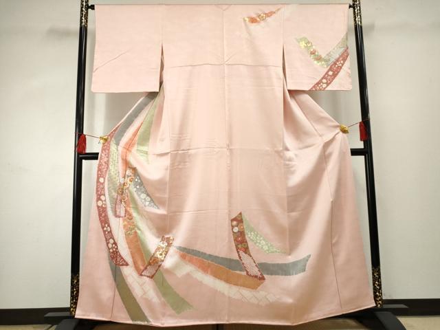 ■■■　サイズ　■■■ 身丈 158.5cm（肩から） 裄丈 65.5cm 袖丈 48.5cm　縫込み 3cm 袖幅 33.5cm 前幅 24cm 後幅 29.5cm 着物縫いこみ 内揚げ 4.5cm 裄 お袖側 約1cm　身頃側 約1cm...
