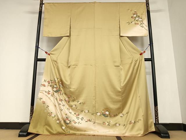 ■■■　サイズ　■■■ 身丈 170cm（肩から） 裄丈 66cm 袖丈 50cm　縫込み 3cm 袖幅 34cm 前幅 24.5cm 後幅 30cm 着物縫いこみ 内揚げ 4cm 裄 お袖側 約3cm　身頃側 約3.5cm ■■■　商品詳...