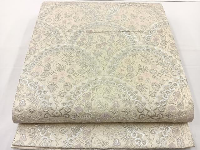 ■■■　サイズ　■■■ 長さ 428cm 幅 31cm程 ■■■　商品詳細　■■■ 【正絹・芯なし】 詳細に関しましては、画像をご確認ください。 大変上質な逸品になります。 お安く出品致しますので、是非この機会にいかがでしょうか？ ※汚れ等...