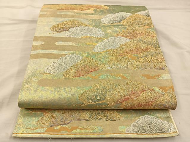 ■■■　サイズ　■■■ 長さ 424cm 幅 30.5cm程 ■■■　商品詳細　■■■ 【正絹】 詳細に関しましては、画像をご確認ください。 大変上質な逸品になります。 お安く出品致しますので、是非この機会にいかがでしょうか？ ※汚れ等に関...