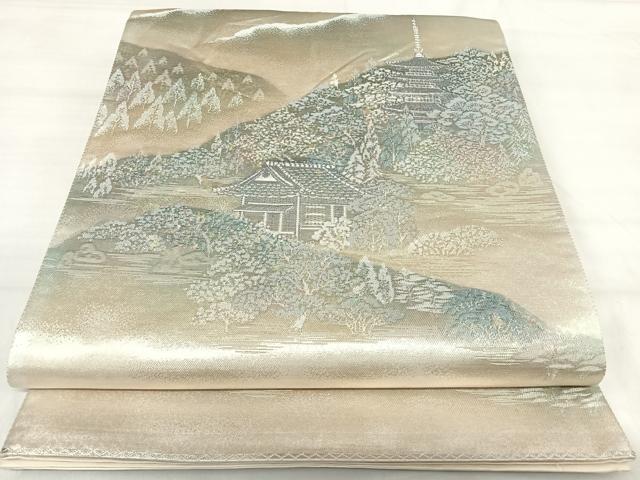 ■■■　サイズ　■■■ 長さ 436cm 幅 30.5cm程 ■■■　商品詳細　■■■ 【正絹・芯なし】 詳細に関しましては、画像をご確認ください。 大変上質な逸品になります。 お安く出品致しますので、是非この機会にいかがでしょうか？ ※た...