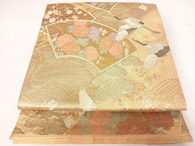 ■■■　サイズ　■■■ 長さ 424cm 幅 30.5cm程 ■■■　商品詳細　■■■ 【正絹】 詳細に関しましては、画像をご確認ください。 大変上質な逸品になります。 お安く出品致しますので、是非この機会にいかがでしょうか？ ■■■　注意...