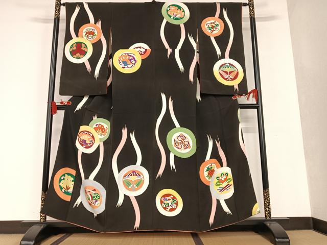 ■■■　サイズ　■■■ 身丈 158.5cm（肩から） 裄丈 65cm 袖丈 71.5cm　縫込み 2.5cm 袖幅 33cm 前幅 25.5cm 後幅 30cm 着物縫いこみ 内揚げ 0cm 裄 お袖側 約1cm　身頃側 約1cm ■■■...