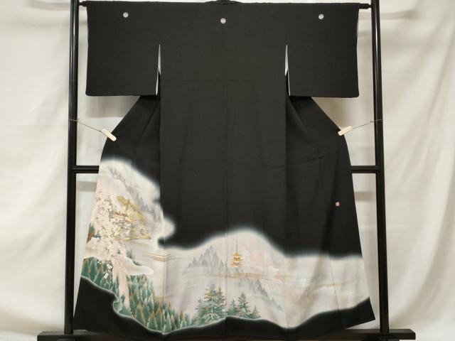 ■■■　サイズ　■■■ 身丈 154cm（肩から） 裄丈 64cm 袖丈 45cm　縫込み 6cm 袖幅 34cm 前幅 25cm 後幅 29cm 着物縫いこみ 内揚げ 9cm 裄 お袖側 約1cm　身頃側 約4cm ■■■　商品詳細　■■...