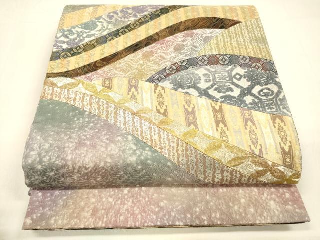 ■■■　サイズ　■■■ 長さ 452cm 幅 30.5cm程 ■■■　商品詳細　■■■ 【正絹】 状態は締めてはおりますが 特に目立ったシミ汚れなどもなく大変良い状態です。 大変上質な逸品になります。 お安く出品致しますので、是非この機会に...