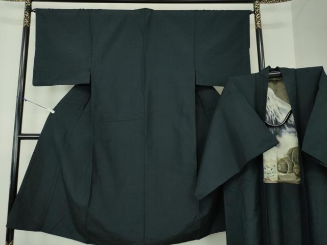 ■■■　サイズ　■■■ 【着物】 身丈 138.5cm（肩から） 裄丈 65.5cm 袖丈 50.5cm　縫込み 2.5cm 袖幅 33.5cm 前幅 26.5cm 後幅 30cm 着物縫いこみ 内揚げ 5.5cm 裄 お袖側 約3.5cm...