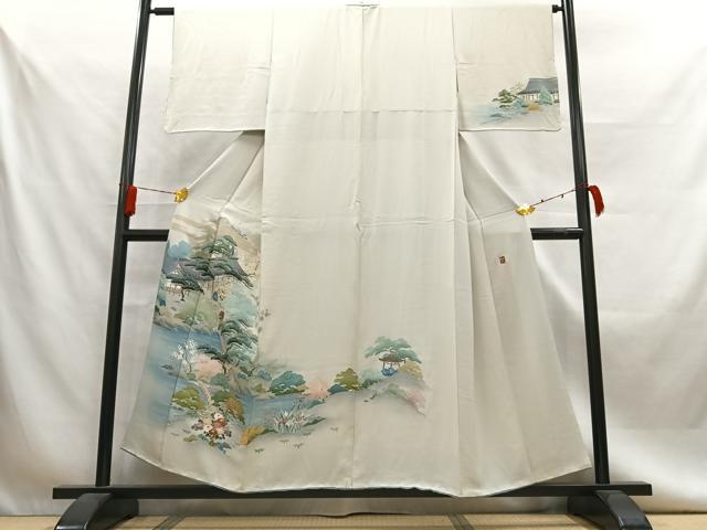 ■■■　サイズ　■■■ 身丈 153cm（肩から） 裄丈 61cm 袖丈 46cm　縫込み 5.5cm 袖幅 31.5cm 前幅 24.5cm 後幅 29.5cm 着物縫いこみ 内揚げ 7cm 裄 お袖側 約3.5cm　身頃側 約4.5cm...