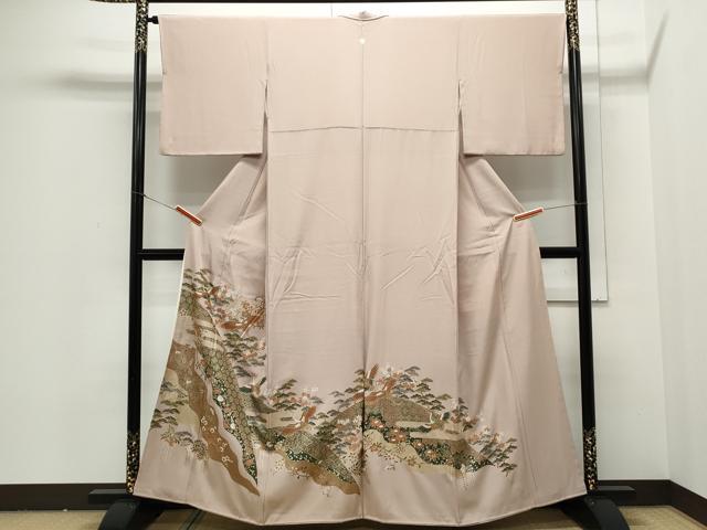 ■■■　サイズ　■■■ 身丈 160cm（肩から） 裄丈 65cm 袖丈 46cm　縫込み 6cm 袖幅 34cm 前幅 25cm 後幅 31cm 着物縫いこみ 内揚げ 6cm 裄 お袖側 約2cm　身頃側 約4cm ■■■　商品詳細　■■...