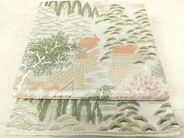 ■■■　サイズ　■■■ 長さ 424cm 幅 30.5cm程 ■■■　商品詳細　■■■ 【正絹・芯なし】 詳細に関しましては、画像をご確認ください。 大変上質な逸品になります。 お安く出品致しますので、是非この機会にいかがでしょうか？ ■■...