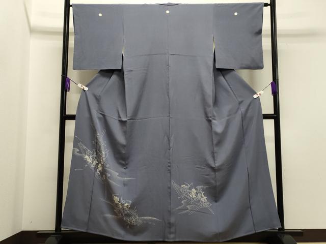 ■■■　サイズ　■■■ 身丈 159cm（肩から） 裄丈 65cm 袖丈 46cm　縫込み 8cm 袖幅 34cm 前幅 24cm 後幅 30cm 着物縫いこみ 内揚げ 7cm 裄 お袖側 約3cm　身頃側 約3.5cm ■■■　商品詳細　...