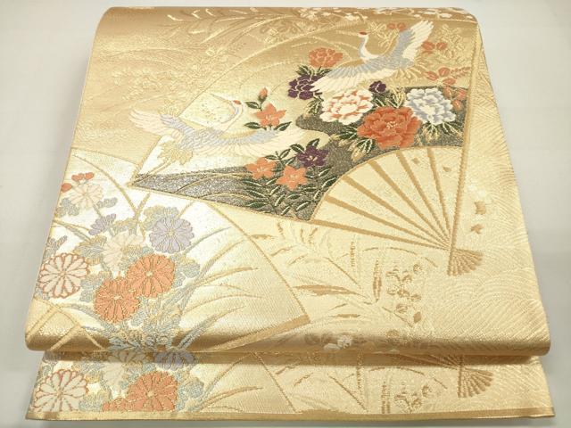 ■■■　サイズ　■■■ 長さ 416cm 幅 30.5cm程 ■■■　商品詳細　■■■ 【正絹・関西仕立て】 詳細に関しましては、画像をご確認ください。 大変上質な逸品になります。 お安く出品致しますので、是非この機会にいかがでしょうか？ ...