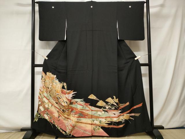 ■■■　サイズ　■■■ 身丈 161cm（肩から） 裄丈 65cm 袖丈 48cm　縫込み 6cm 袖幅 33cm 前幅 25cm 後幅 30cm 着物縫いこみ 内揚げ 5cm 裄 お袖側 約2cm　身頃側 約2cm ■■■　商品詳細　■■...