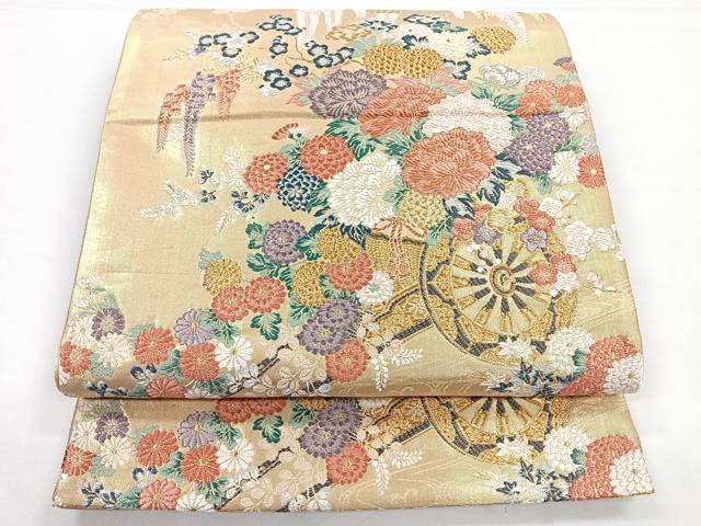 ■■■　サイズ　■■■ 長さ 432cm 幅 31cm程 ■■■　商品詳細　■■■ 【正絹】 詳細に関しましては、画像をご確認ください。 大変上質な逸品になります。 お安く出品致しますので、是非この機会にいかがでしょうか？ ■■■　注意事項...