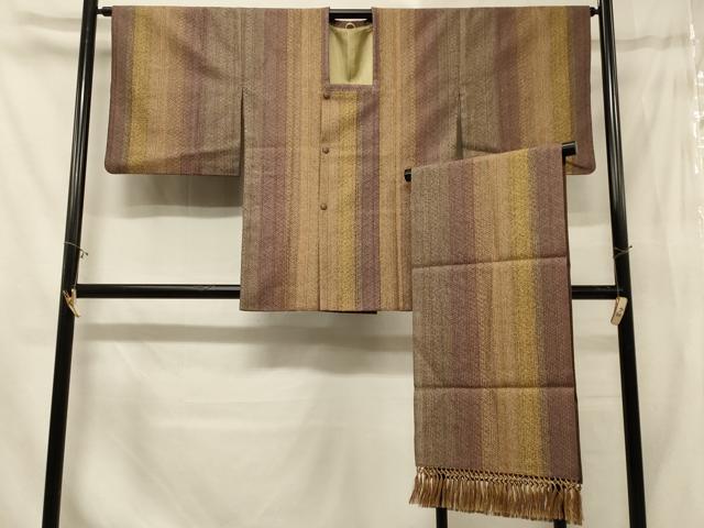 ■■■　サイズ　■■■ 身丈 81.5cm（肩から） 裄丈 66.5cm 袖丈 46cm　縫込み 2.5cm 袖幅 35cm 前幅 21cm 後幅 31cm 裄 お袖側 約1.5cm　身頃側 約4cm 【ショール】 長さ　147cm程　幅　...