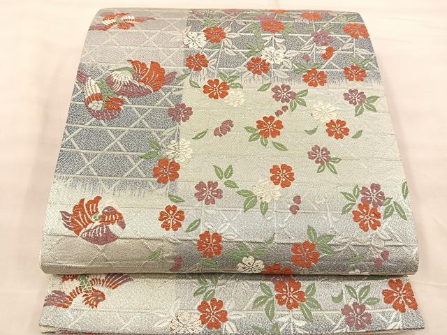■■■　サイズ　■■■ 長さ 428cm 幅 30cm程 ■■■　商品詳細　■■■ 【正絹・芯なし】 詳細に関しましては、画像をご確認ください。 大変上質な逸品になります。 お安く出品致しますので、是非この機会にいかがでしょうか？ ■■■　...