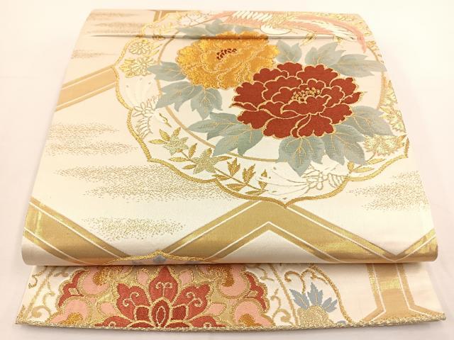 ■■■　サイズ　■■■ 長さ 428cm 幅 30.5cm程 ■■■　商品詳細　■■■ 【正絹】 詳細に関しましては、画像をご確認ください。 大変上質な逸品になります。 お安く出品致しますので、是非この機会にいかがでしょうか？ ※汚れ等に関...