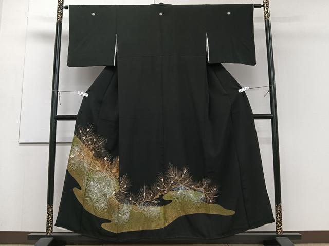 ■■■　サイズ　■■■ 身丈 155.5cm（肩から） 裄丈 62cm 袖丈 44.5cm　縫込み 6cm 袖幅 32cm 前幅 24.5cm 後幅 30cm 着物縫いこみ 内揚げ 9cm 裄 お袖側 約1cm　身頃側 約2cm ■■■　商...