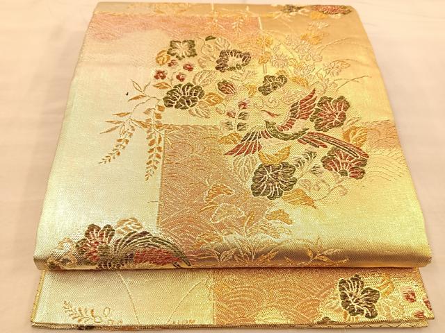 ■■■　サイズ　■■■ 長さ 424cm 幅 30.5cm程 ■■■　商品詳細　■■■ 【正絹・芯なし】 詳細に関しましては、画像をご確認ください。 大変上質な逸品になります。 お安く出品致しますので、是非この機会にいかがでしょうか？ ■■...