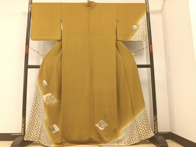 ■■■　サイズ　■■■ 身丈 163cm（肩から） 裄丈 69.5cm 袖丈 47.5cm　縫込み 4cm 袖幅 34.5cm 前幅 25cm 後幅 30.5cm 着物縫いこみ 内揚げ 3cm 裄 お袖側 約0cm　身頃側 約0cm ■■■...