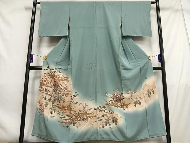 ■■■　サイズ　■■■ 身丈 152cm（肩から） 裄丈 62cm 袖丈 45cm　縫込み 2cm 袖幅 33cm 前幅 22cm 後幅 29cm 着物縫いこみ 内揚げ 11cm 裄 お袖側 約4cm　身頃側 約5cm ■■■　商品詳細　■...