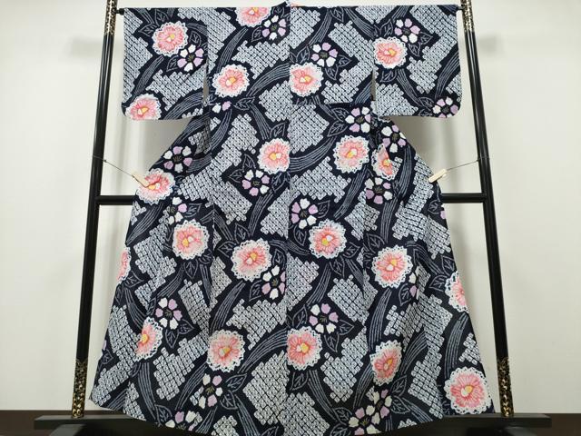 ■■■　サイズ　■■■ 身丈 159cm（肩から） 裄丈 68.5cm 袖丈 49cm　縫込み 2cm 袖幅 34.5cm 前幅 25.5cm 後幅 30.5cm 着物縫いこみ 内揚げ 0cm 裄 お袖側 約0cm　身頃側 約0cm ■■■...