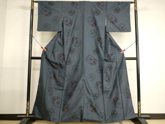 ■■■　サイズ　■■■ 身丈 159.5cm（肩から） 裄丈 60.5cm 袖丈 44.5cm　縫込み 4cm 袖幅 31.5cm 前幅 23cm 後幅 28.5cm 着物縫いこみ 内揚げ 0cm 裄 お袖側 約4cm　身頃側 約4.5cm...
