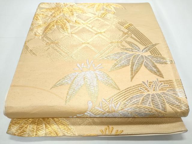■■■　サイズ　■■■ 長さ 412cm 幅 30.5cm程 ■■■　商品詳細　■■■ 【正絹・芯なし】 詳細に関しましては、画像をご確認ください。 大変上質な逸品になります。 お安く出品致しますので、是非この機会にいかがでしょうか？ ■■...