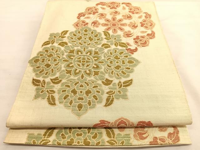 ■■■　サイズ　■■■ 長さ 422cm 幅 30cm程 ■■■　商品詳細　■■■ 【正絹】 状態は画像を添付しておりますので、そちらをご確認下さいますよう宜しくお願い致します。 川島織物は明治24年、国内業者で初の宮内省御用達となるなど、...