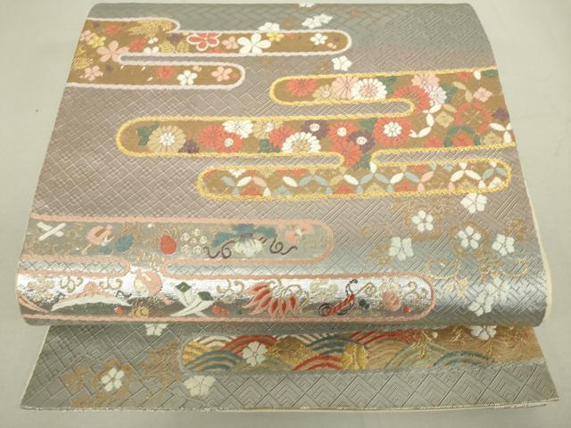 ■■■　サイズ　■■■ 長さ 430cm 幅 30.5cm程 ■■■　商品詳細　■■■ 【正絹】 詳細に関しましては、画像をご確認ください。 大変上質な逸品になります。 お安く出品致しますので、是非この機会にいかがでしょうか？ ■■■　注意...