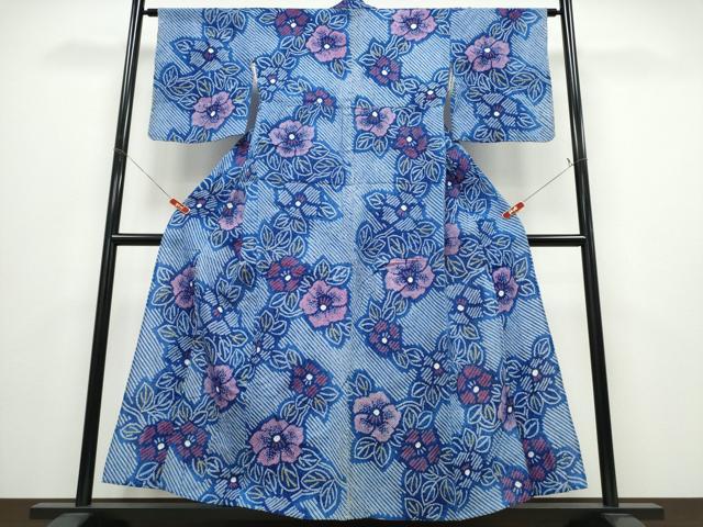 ■■■　サイズ　■■■ 身丈 157cm（肩から） 裄丈 66cm 袖丈 48cm　縫込み 1cm 袖幅 34cm 前幅 24cm 後幅 31cm 着物縫いこみ 内揚げ 0cm 裄 お袖側 約0cm　身頃側 約0cm ■■■　商品詳細　■■...