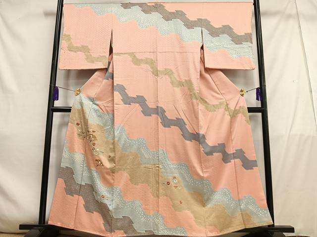 ■■■　サイズ　■■■ 身丈 160cm（肩から） 裄丈 67cm 袖丈 52cm　縫込み 9cm 袖幅 34cm 前幅 25cm 後幅 29cm 着物縫いこみ 内揚げ 4cm 裄 お袖側 約1cm　身頃側 約1cm ■■■　商品詳細　■■...