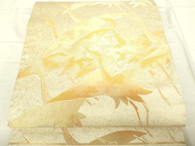 ■■■　サイズ　■■■ 長さ 428cm 幅 31cm程 ■■■　商品詳細　■■■ 【正絹・関西仕立て】 状態は接写画像のように 前柄に薄い汚れがございますが その他特に目立ったシミ汚れなどもなく大変良い状態です。 大変上質な逸品になります...