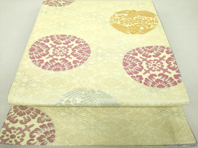 ■■■　サイズ　■■■ 長さ 444cm 幅 30.5cm程 ■■■　商品詳細　■■■ 【正絹・芯なし】 状態は締めてはおりますが 特に目立ったシミ汚れなどもなく大変良い状態です。 大変上質な逸品になります。 お安く出品致しますので、是非こ...