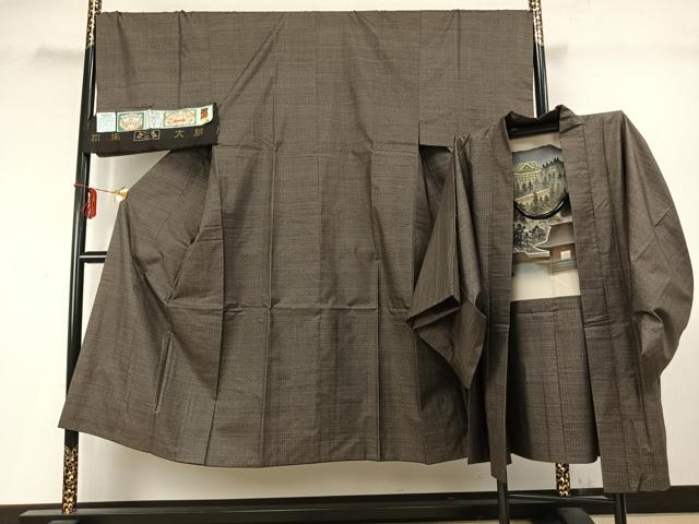 ■■■　サイズ　■■■ 【着物】 身丈 141cm（肩から） 裄丈 70cm 袖丈 48cm　縫込み 3cm 袖幅 36cm 前幅 28cm 後幅 33cm 着物縫いこみ 内揚げ 2cm 裄 お袖側 約2.5cm　身頃側 約5cm 【羽織】...