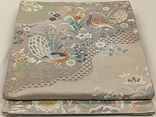 ■■■　サイズ　■■■ 長さ 424cm 幅 31cm程 ■■■　商品詳細　■■■ 【正絹】 詳細に関しましては、画像をご確認ください。 大変上質な逸品になります。 お安く出品致しますので、是非この機会にいかがでしょうか？ ※汚れ等に関しま...