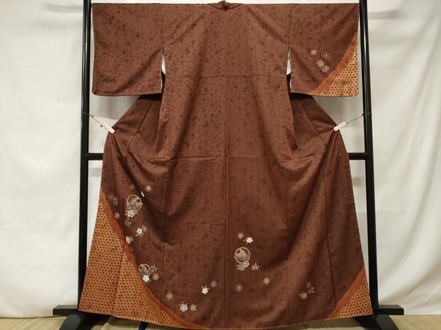 ■■■　サイズ　■■■ 身丈 162cm（肩から） 裄丈 68cm 袖丈 48cm　縫込み 5cm 袖幅 35cm 前幅 24cm 後幅 30cm 着物縫いこみ 内揚げ 3cm 裄 お袖側 約1cm　身頃側 約2cm ■■■　商品詳細　■■...
