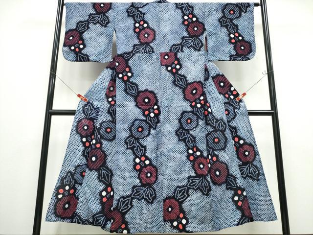 ■■■　サイズ　■■■ 身丈 148cm（肩から） 裄丈 66.5cm 袖丈 45cm　縫込み 3.5cm 袖幅 35cm 前幅 24cm 後幅 31cm 着物縫いこみ 内揚げ 0cm 裄 お袖側 約1cm　身頃側 約1cm ■■■　商品詳...
