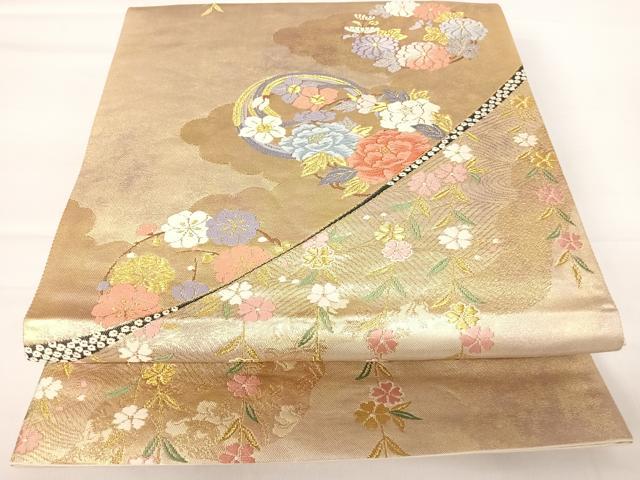 ■■■　サイズ　■■■ 長さ 422cm 幅 30.5cm程 ■■■　商品詳細　■■■ 【正絹・芯なし】 詳細に関しましては、画像をご確認ください。 大変上質な逸品になります。 お安く出品致しますので、是非この機会にいかがでしょうか？ ■■...