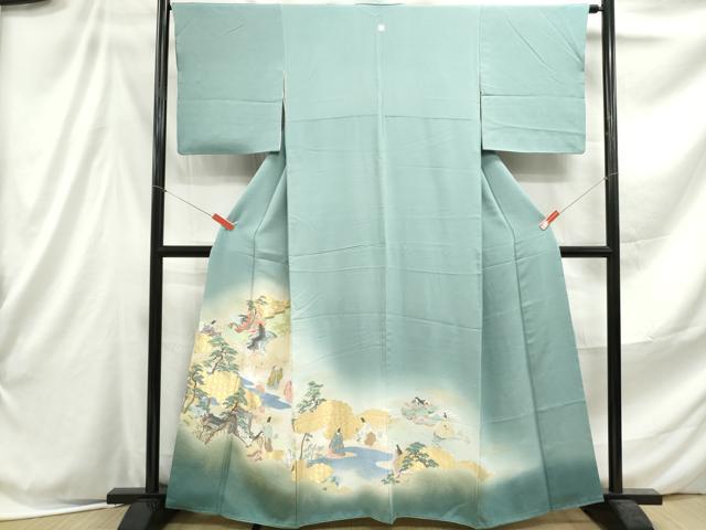 ■■■　サイズ　■■■ 身丈 160cm（肩から） 裄丈 65cm 袖丈 48cm　縫込み 6cm 袖幅 34cm 前幅 25cm 後幅 30.5cm 着物縫いこみ 内揚げ 7cm 裄 お袖側 約2.5cm　身頃側 約5.5cm ■■■　商...