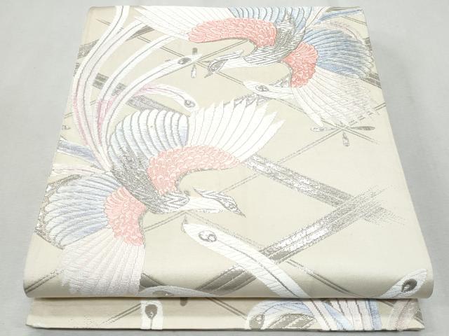 ■■■　サイズ　■■■ 長さ 412cm 幅 30.5cm程 ■■■　商品詳細　■■■ 【正絹・芯なし】 詳細に関しましては、画像をご確認ください。 大変上質な逸品になります。 お安く出品致しますので、是非この機会にいかがでしょうか？ ■■...